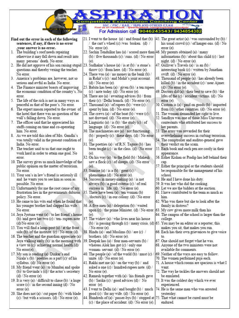 Eng gr Revision | PDF