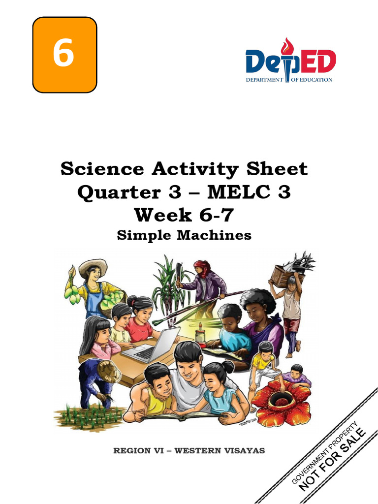 LAS Science6 MELC 3 Q3 Week-6-7 | PDF | Learning | Machines