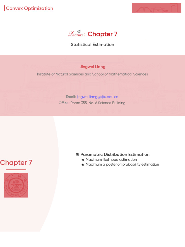 Math6015-Lecture-03 Annotated | PDF | Estimation Theory | Normal Distribution