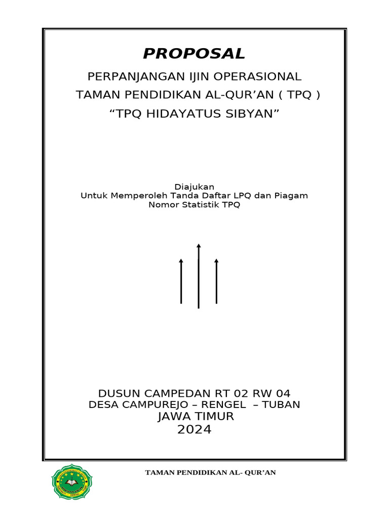 Contoh Prop TPQ Perpanjanagan 24 | PDF