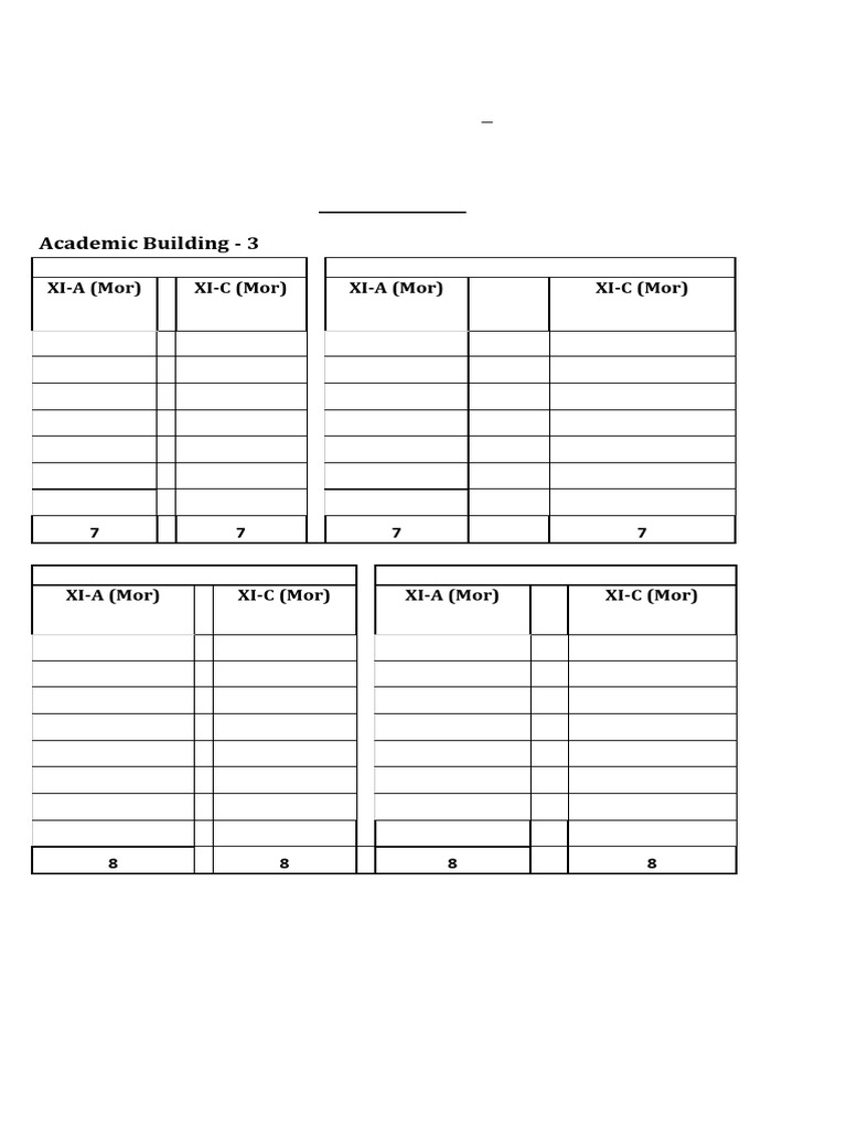 Seat Plan | PDF