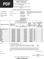 Epf Form 3a Revised | PDF | Pension | Labor