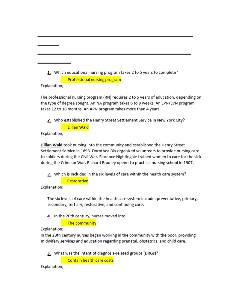 NCLEX-PN Fundamentals Exam Guide | PDF | Nursing | Urinary Incontinence