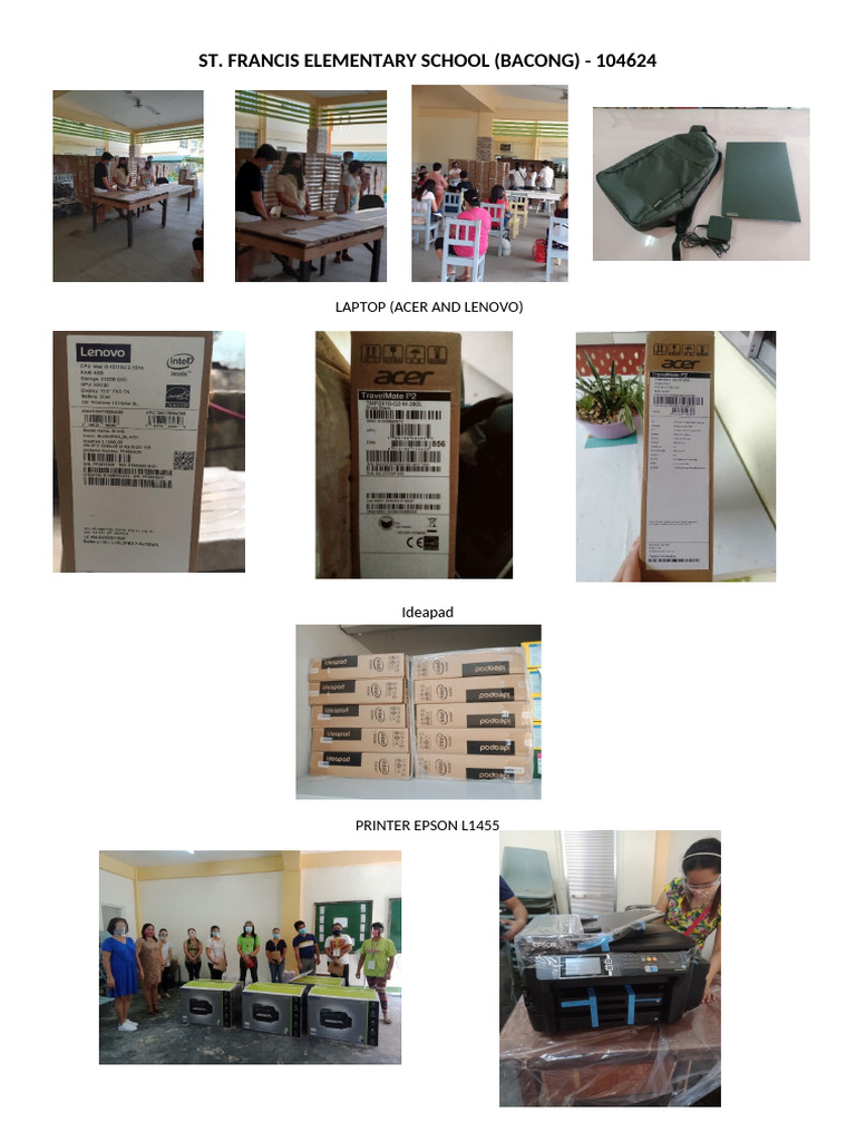 St. Francis Pics Ict Laptop Lgu | PDF | Teaching Methods & Materials