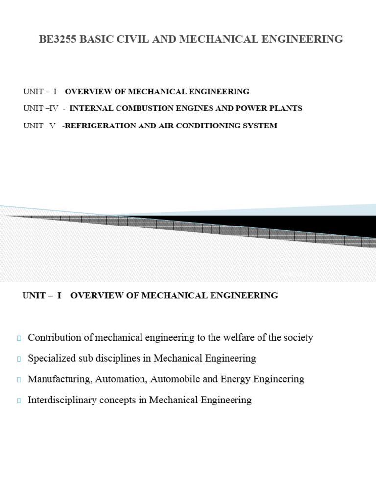 Unit 1 & 4 - BCME | PDF | Internal Combustion Engine | Turbine