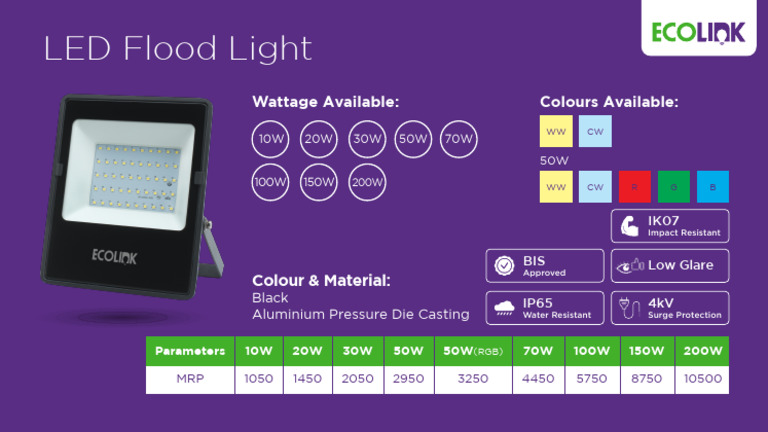 LED Flood Light | PDF