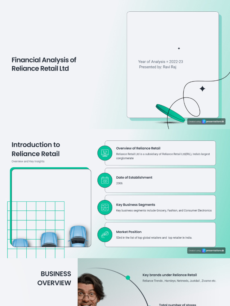 Financial Analysis of Reliance Retail LTD | PDF