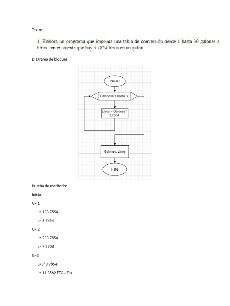 Ciclo Fijo - Ejercicio1 | PDF