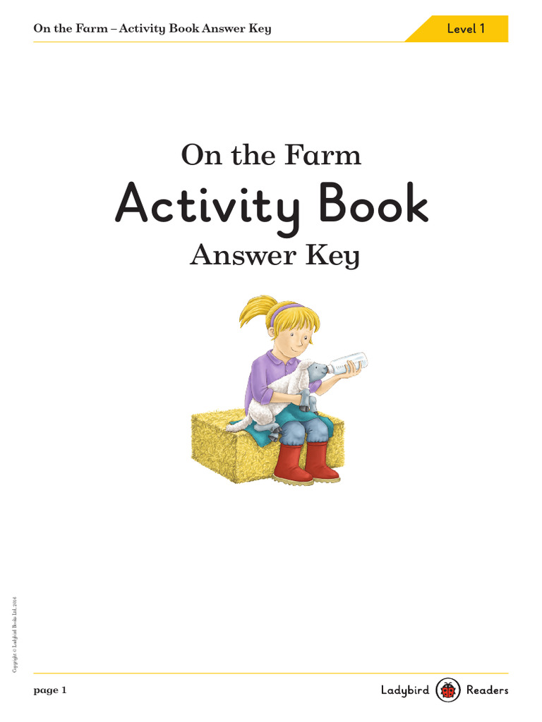 On The Farm Activity Answer Key Ladybird Readers Level 1 | PDF | Sheep ...