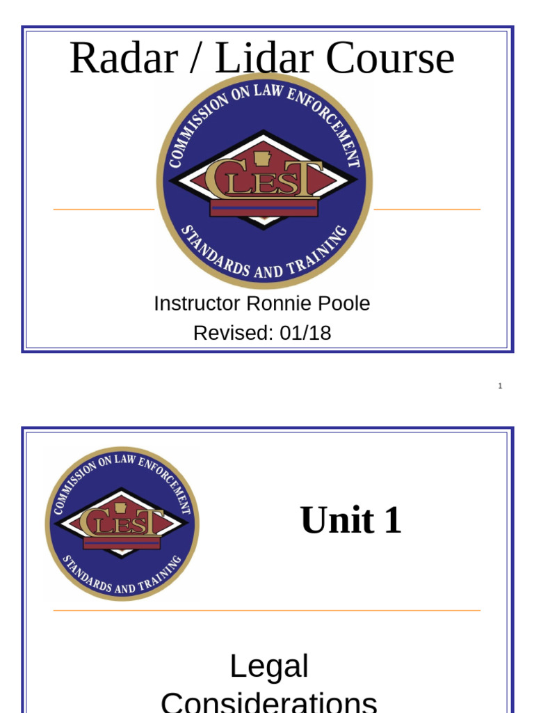 Radar and Lidar Training Overview | PDF | Radar | Radio