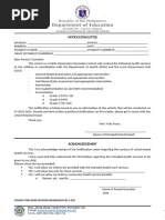 Rapid HEEADSSS Assessment Form | PDF