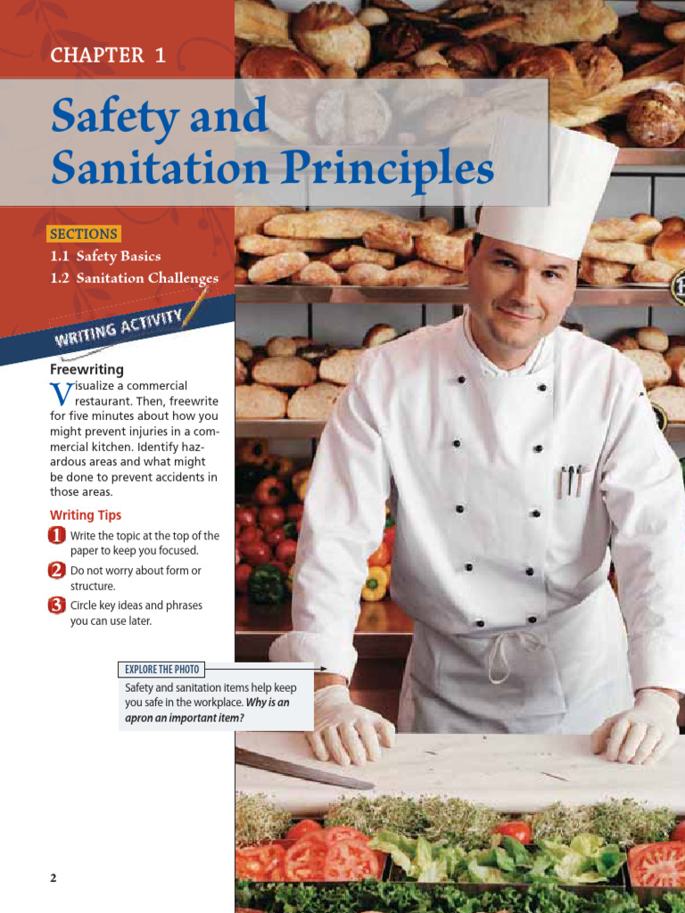 Culinary-Essentials - CH1 - Safety and Sanitation Principles | PDF ...