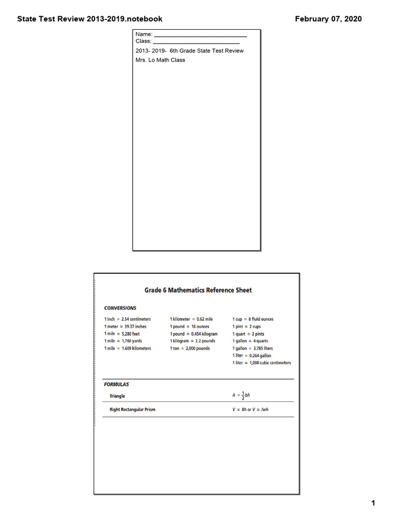 State Test Review 2013-2019 PDF | PDF | Career & Growth
