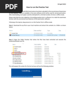 How To Run The Practice Test CFAP MSA - 2 | PDF | Computer Architecture ...