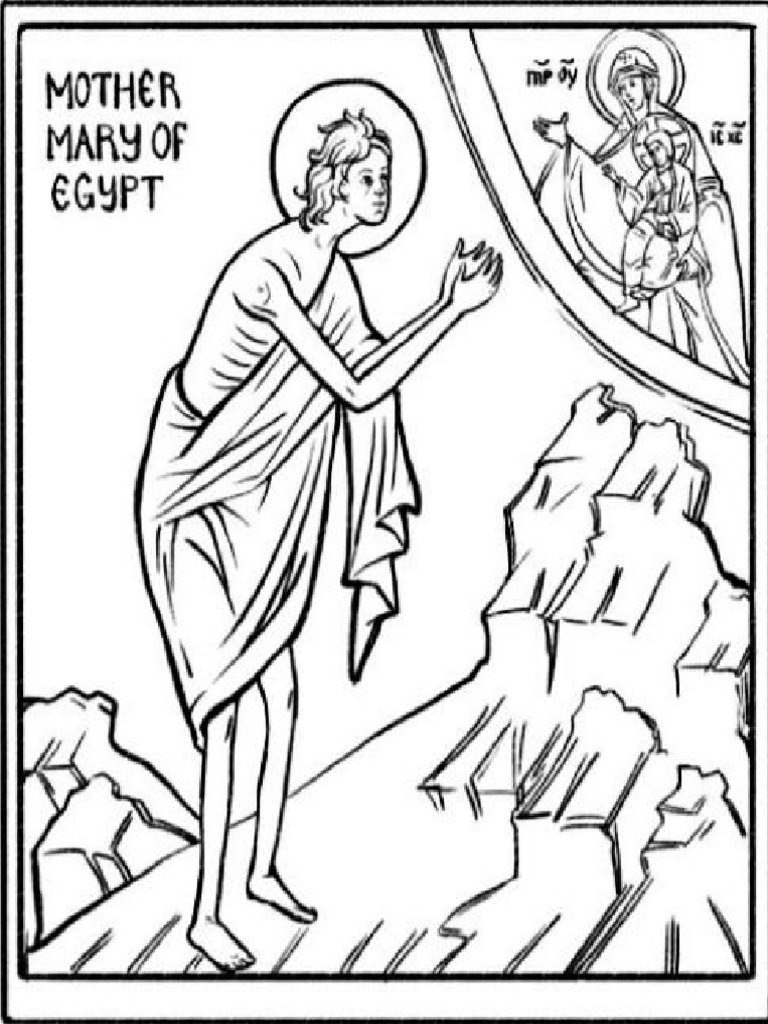 Sf. Maria Egipteanca - de Colorat | PDF