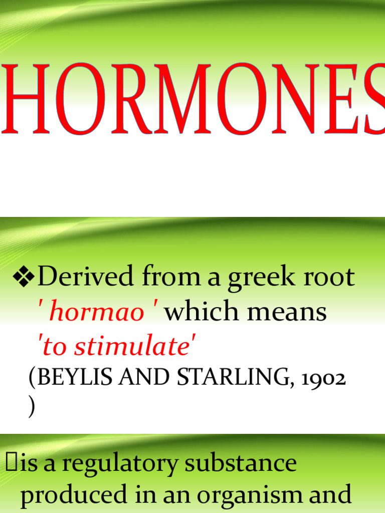 HORMONES | PDF | Hormone | Cortisol