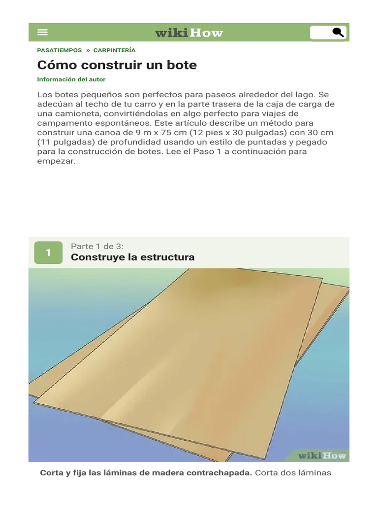 Construir Un Bote | PDF | Barcos | Epoxy