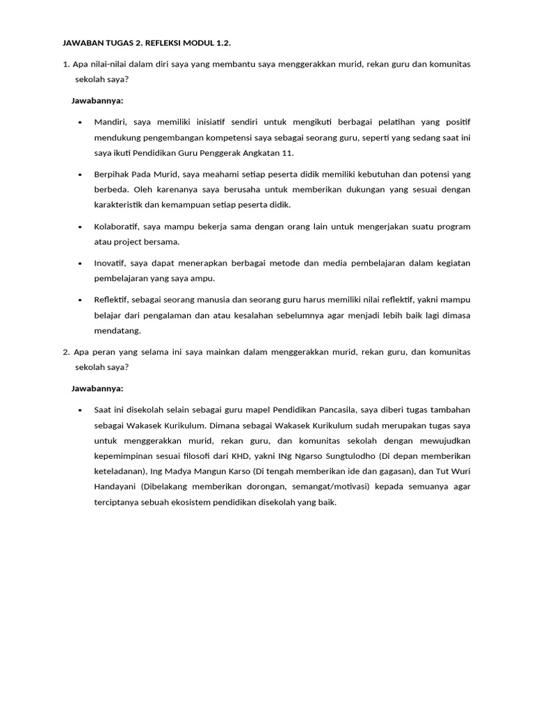 Latihan Modul 1.2 | PDF