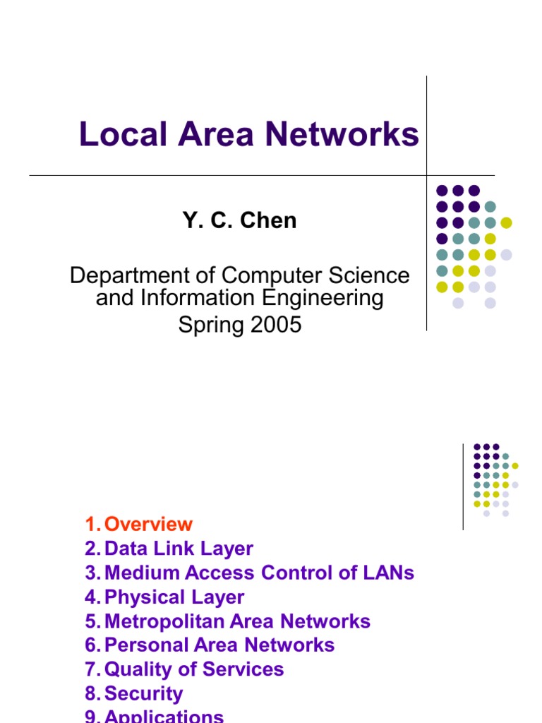 An Overview of Local Area Networks | PDF | Network Switch | Network ...