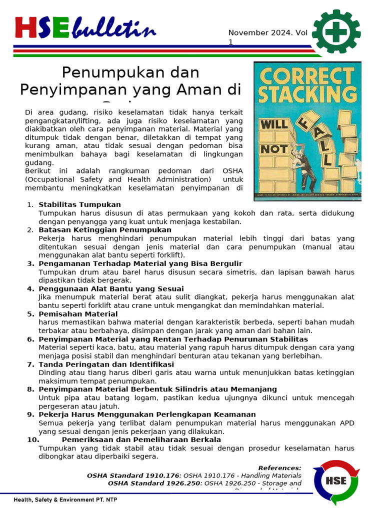 HSE Bulletin November 2024 - Bahasa | PDF