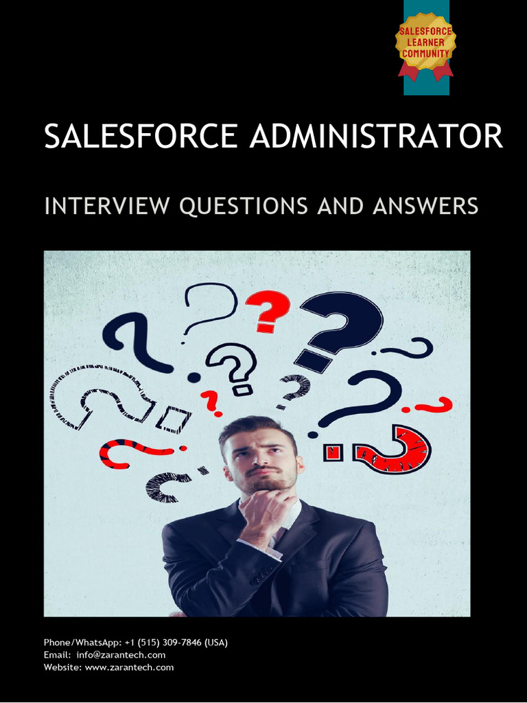 Salesforce Administrator Interview Questions and Answers | PDF | Software As A Service ...