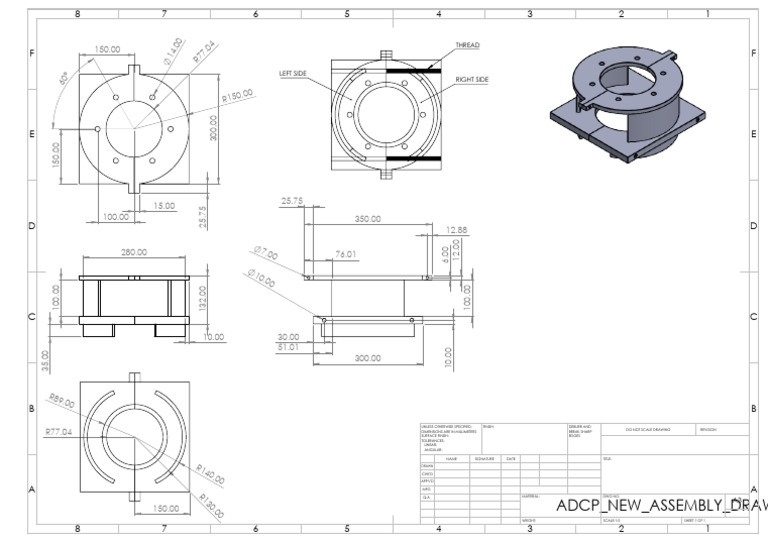 Adcp New Assembly Draw | PDF