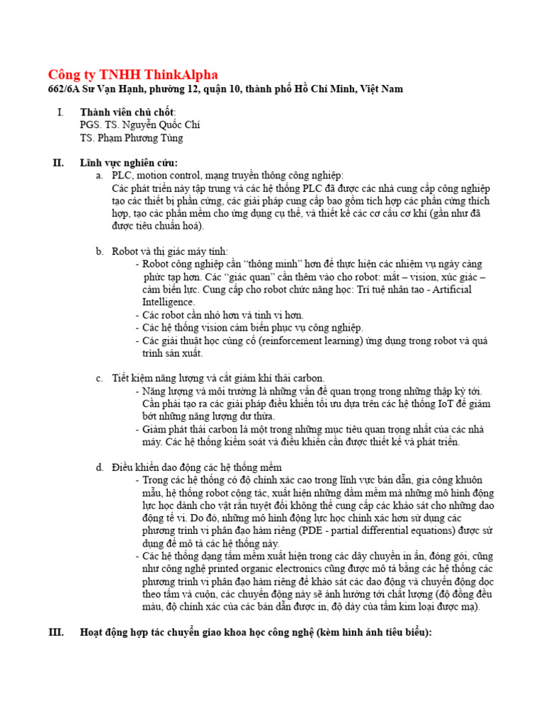 Hư NG Nghiên C U ThinkAlpha | PDF