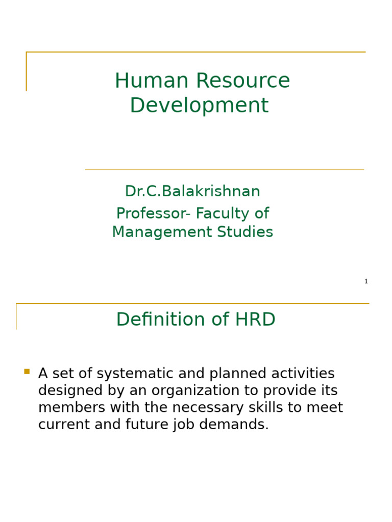 Human Resource Development | PDF | Diversity (Business) | Motivational