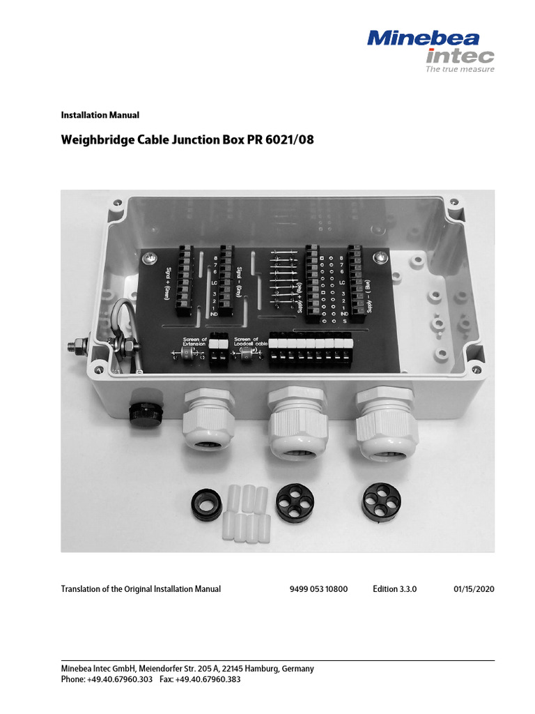Weighbridge Junction Box Installation Guide | PDF | Resistor | Safety