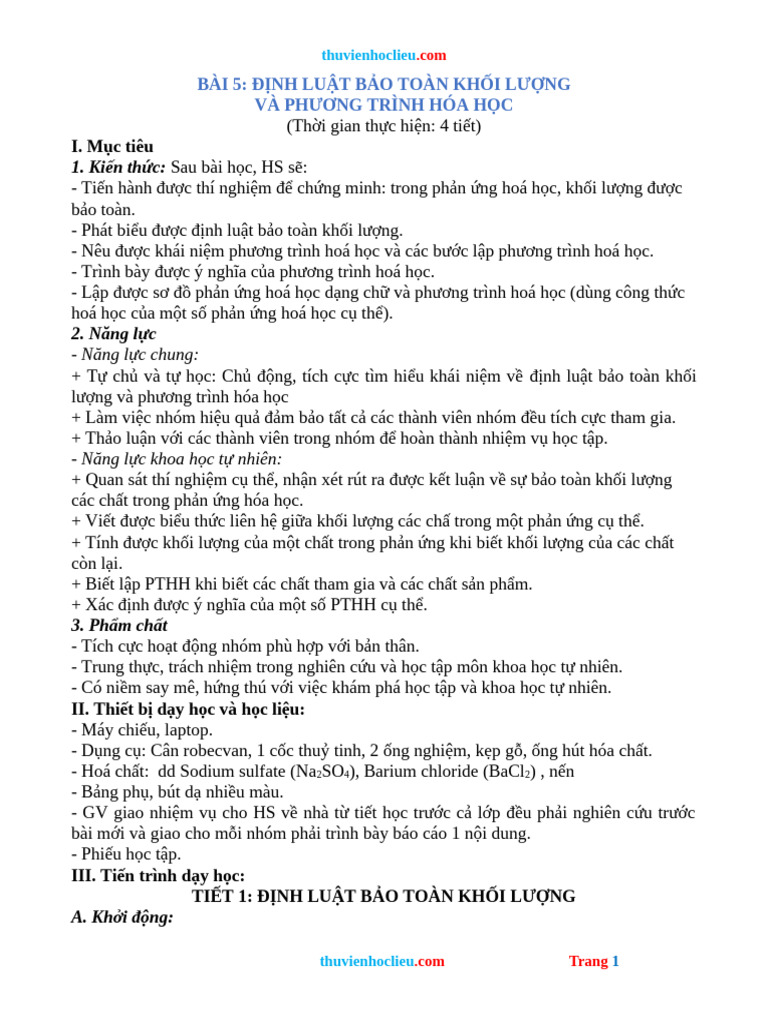 GA KHTN 8 Ket Noi Bai 5 | PDF