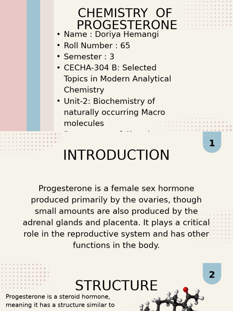 Hemangi Doriya 65 | PDF | Progesterone | Organic Synthesis