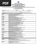 STAR Observation Form for Teachers | PDF | Educational Assessment ...
