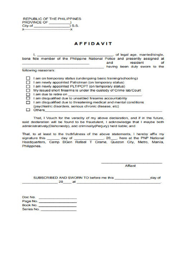 Affidavit F.A | PDF