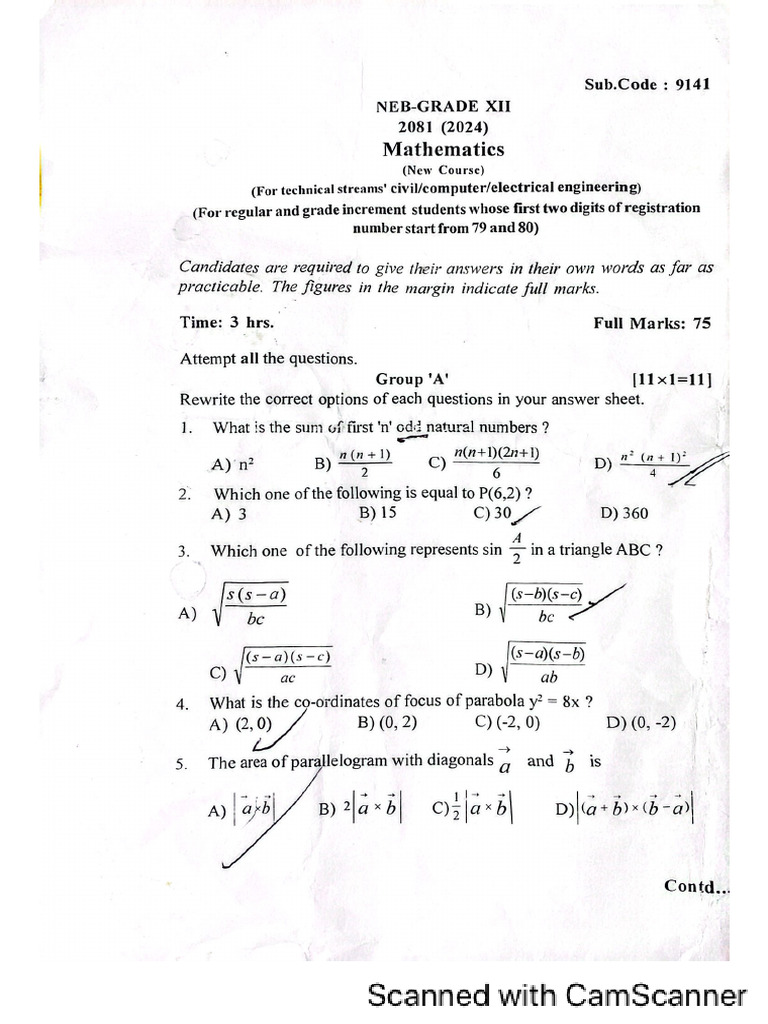 Computer Engineering Neb 2081 | PDF