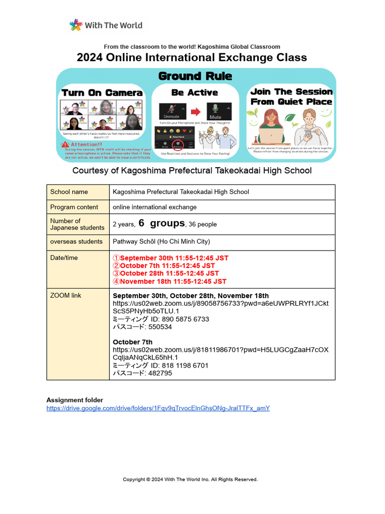 Takeokadai Timetable Enlgish DP24 | PDF