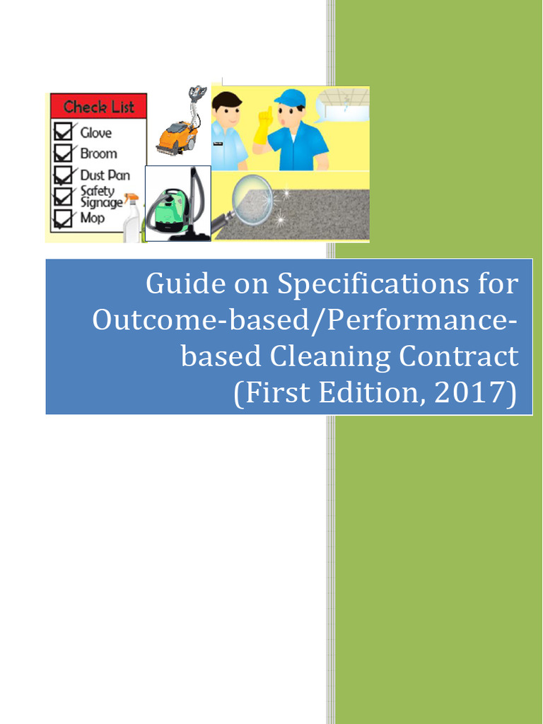 Guide For Cleaning SLA Outcome Specification Performance Based Contract ...