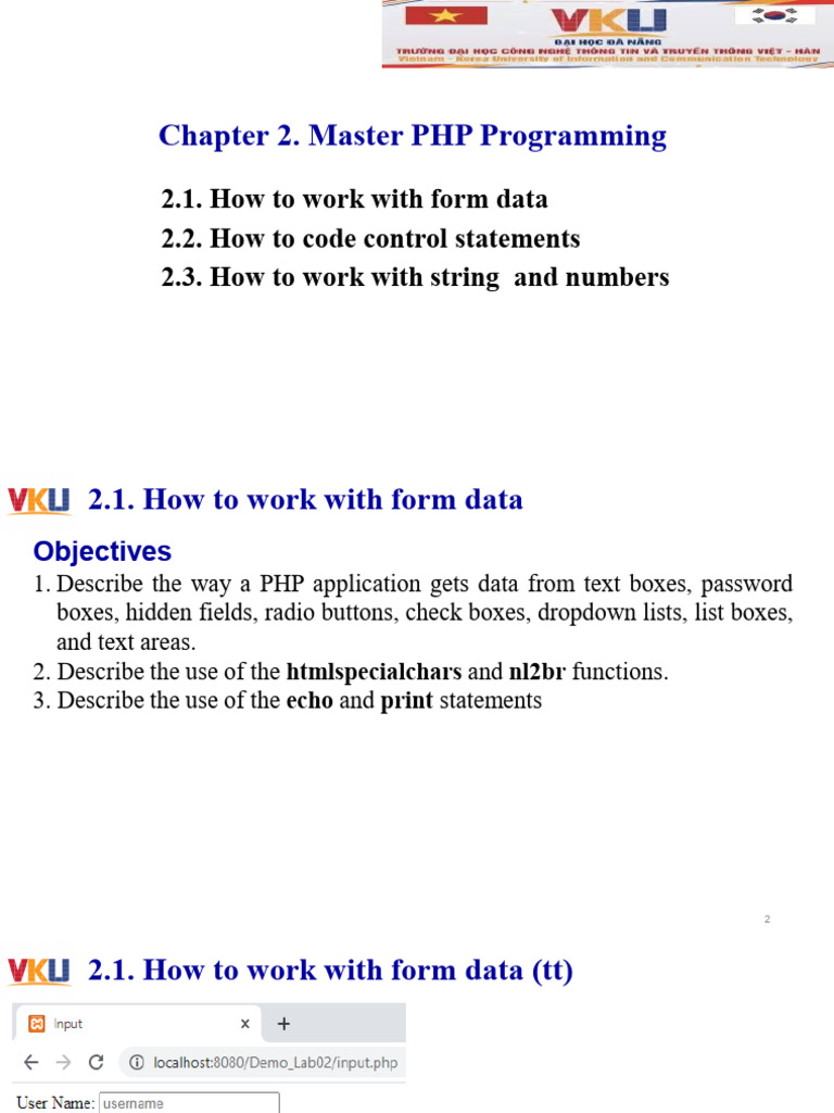 Buoi02master Php Programming Pdf Php String Computer Science