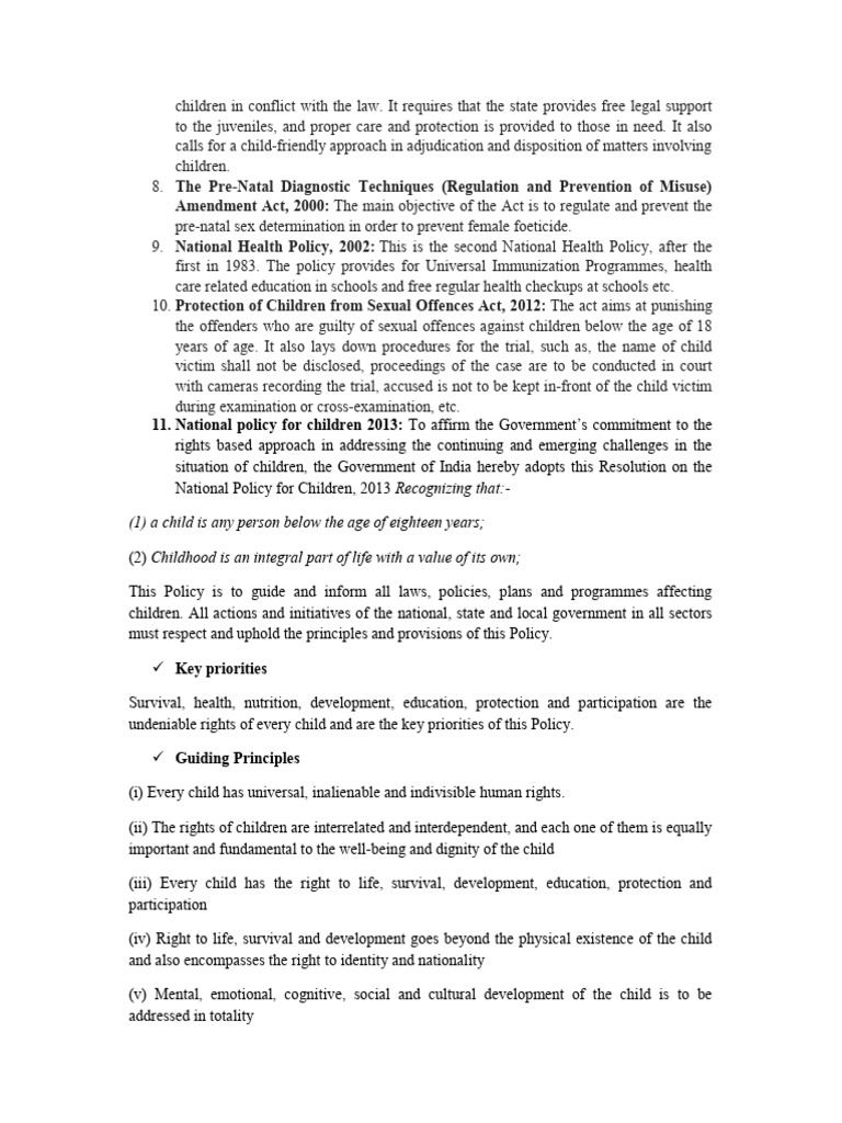 Research Topic On Child Rights Under Labour Laws 10 | PDF | Children's ...