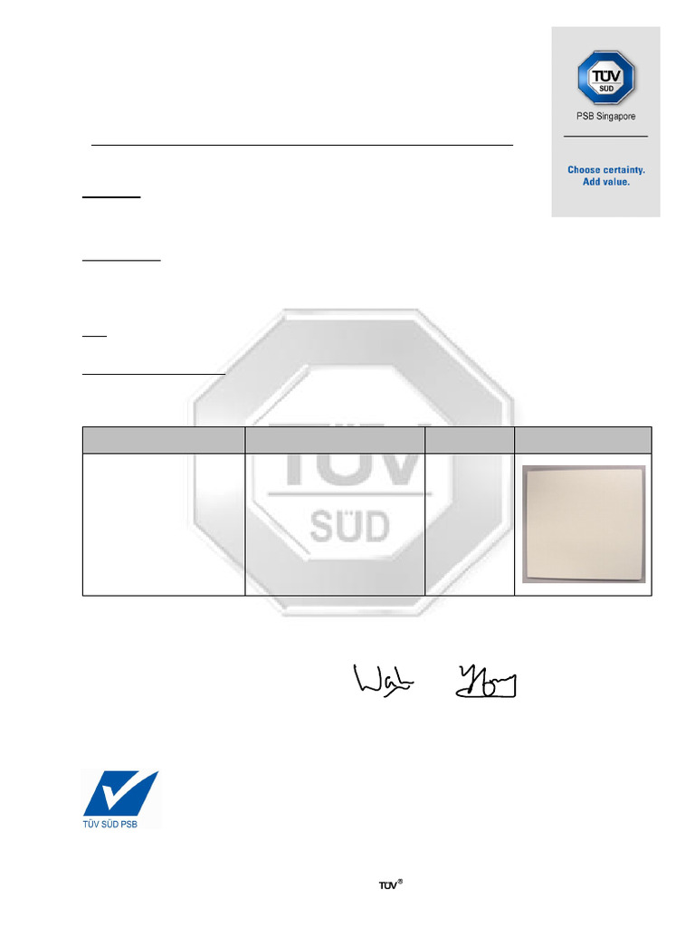 En Certification | PDF | Materials