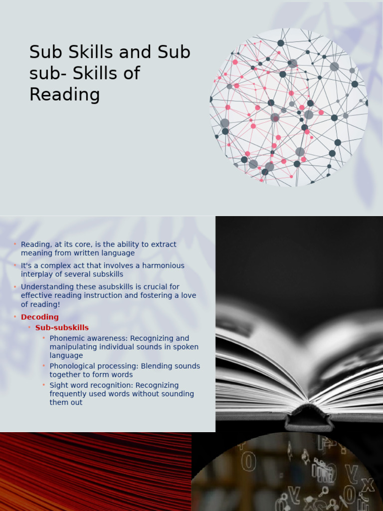 Sub Skills and Sub-sub Skills of Readingمنى خالد على | PDF | Career ...