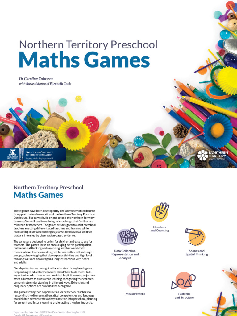 Maths Learning Games | PDF | Teachers | Shape
