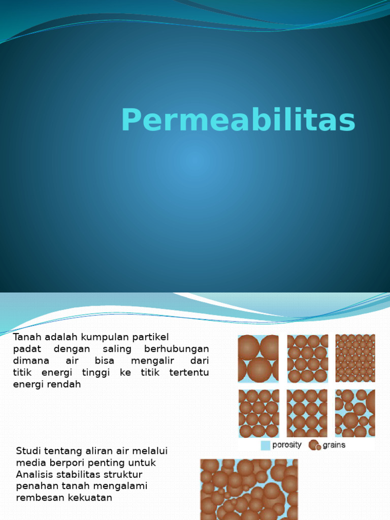 Pertemuan 10-Rembesan (Permeabilitas) | PDF | Sains & Matematika