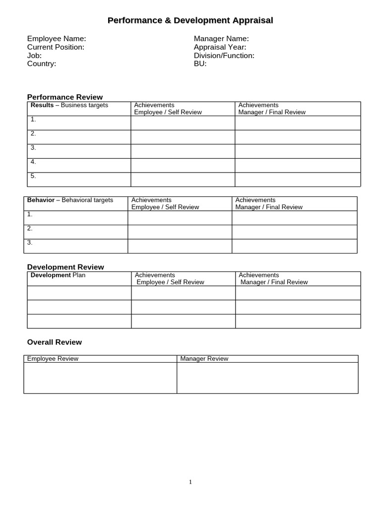 PDA Form 2011 | PDF | Performance Appraisal | Social Psychology