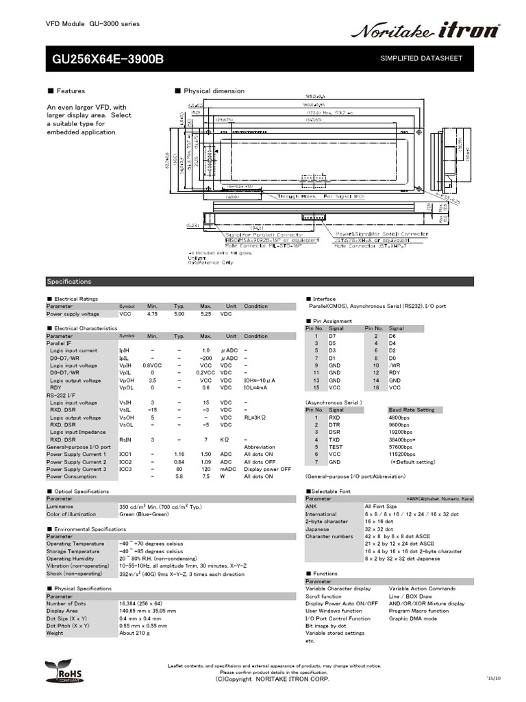 se-gu256x64e-3900b | PDF | Manufactured Goods | Computer Engineering
