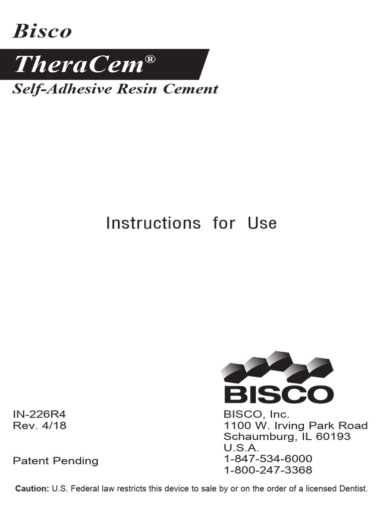 Dental Cement Guide for Professionals | PDF | Materials | Dentistry ...