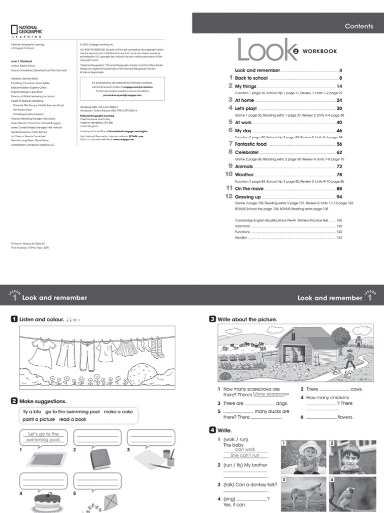 Look British 2 Workbook | PDF