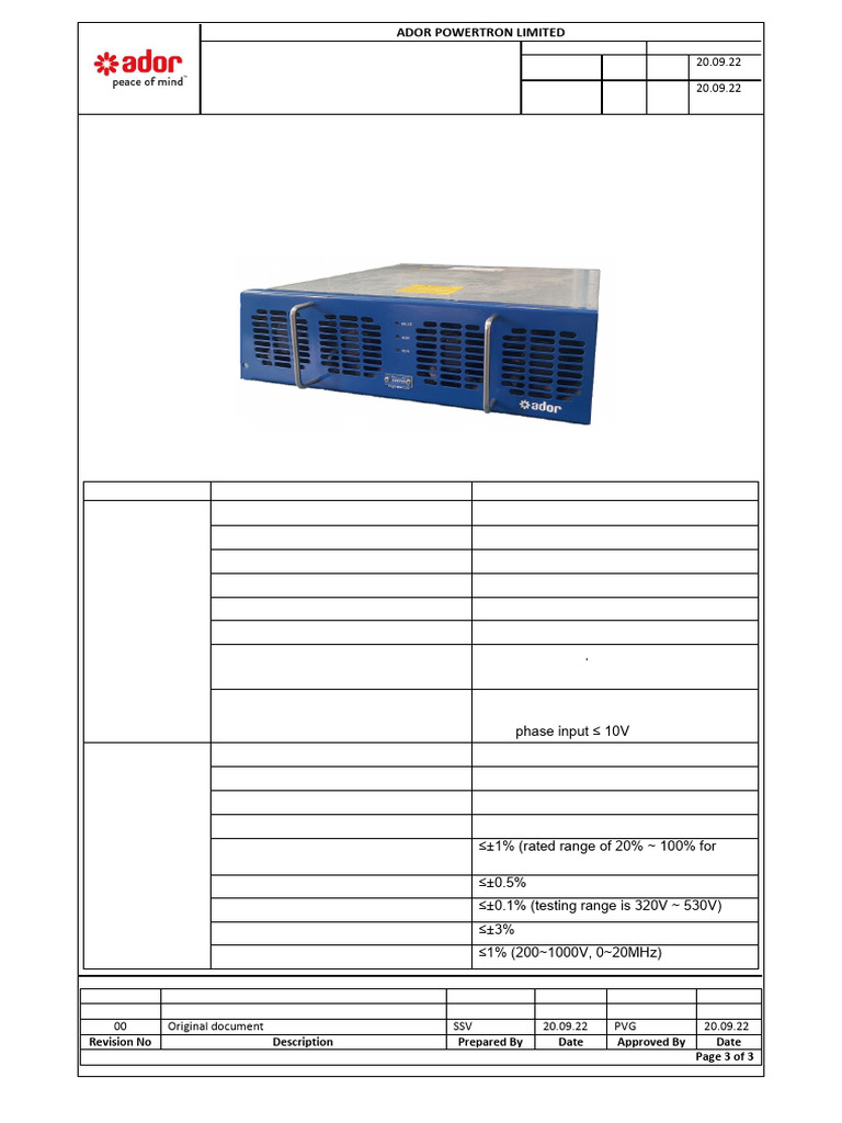30 KW AC-DC Module Datasheet | PDF | Alternating Current | Electrical ...