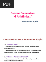 Tabular Resume Template Guide | PDF
