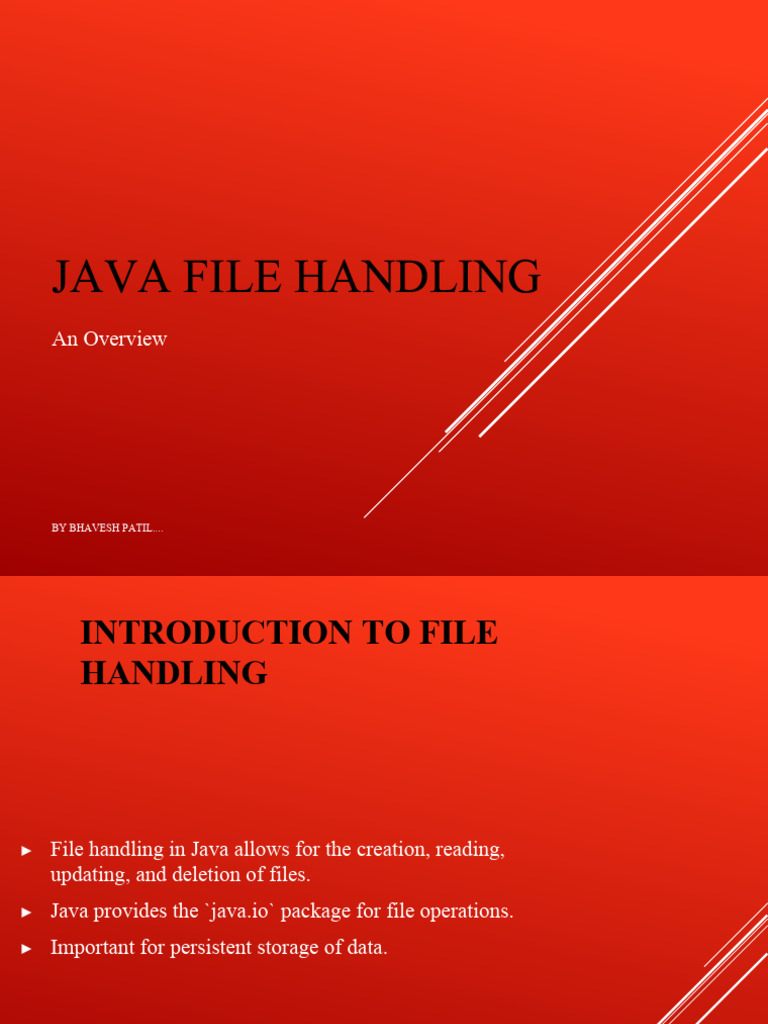 unit 4.2-File_Handling_Presentation | PDF | Computer File | Text File unit 4.2-File_Handling_Presentation | PDF | Computer File | Text File