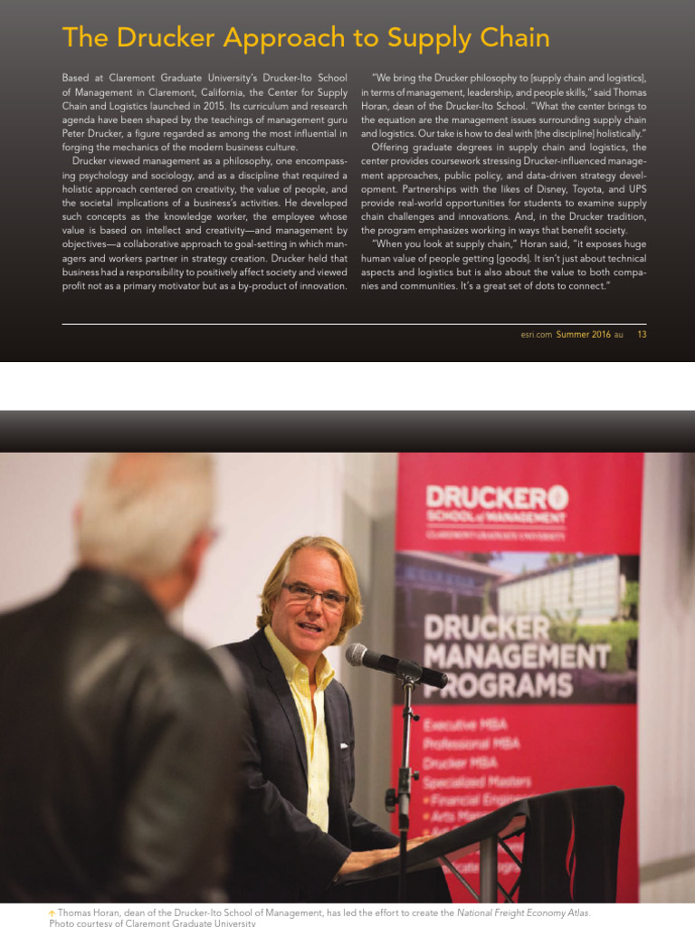 The Drucker Approach To Supply Chain | PDF | Geographic Information ...